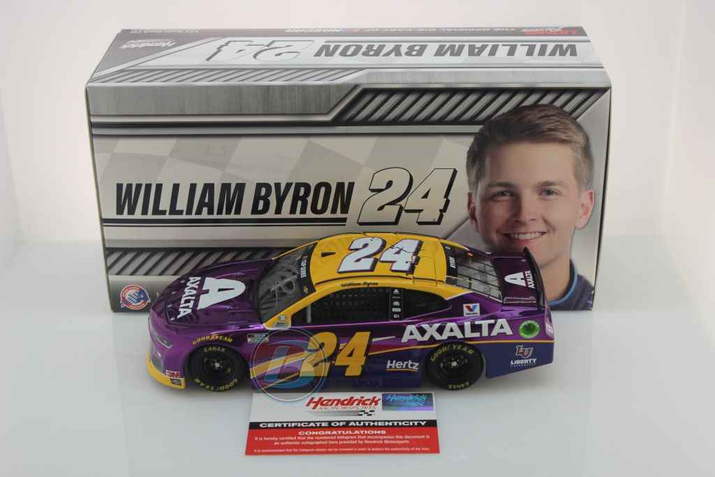 William Byron Autographed 2020 Axalta "24 Tribute" 1:24 Color Chrome ...