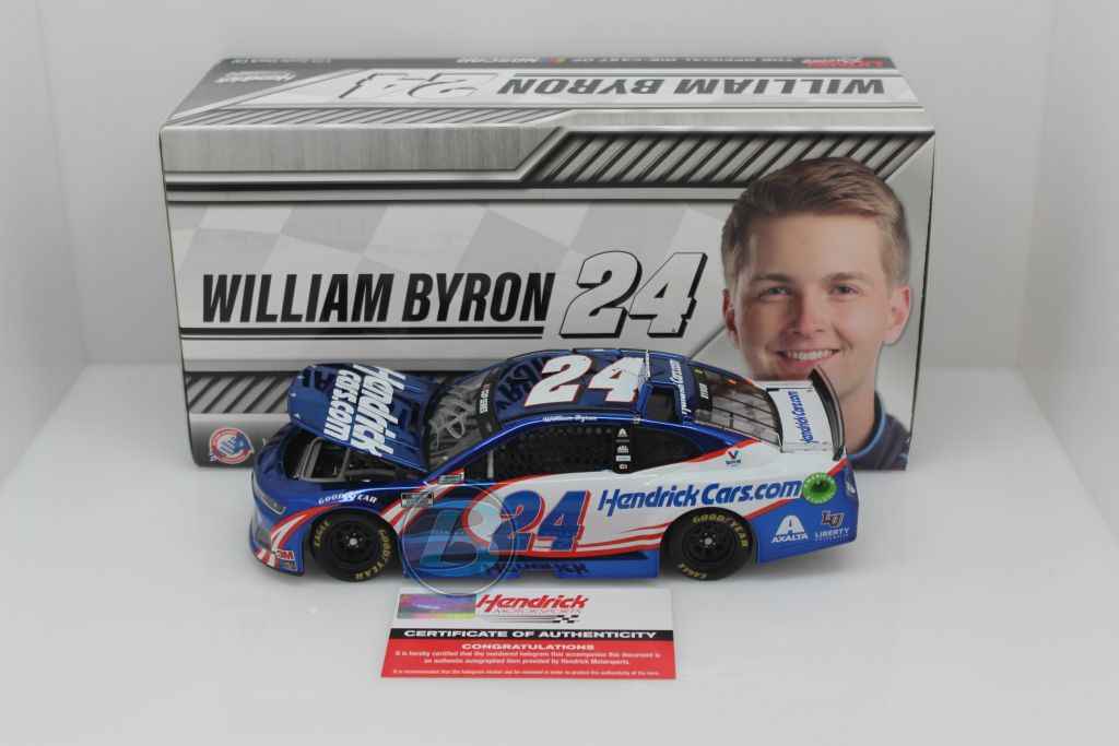 William Byron Autographed 2020 HendrickCars.com 1:24 Color Chrome ...