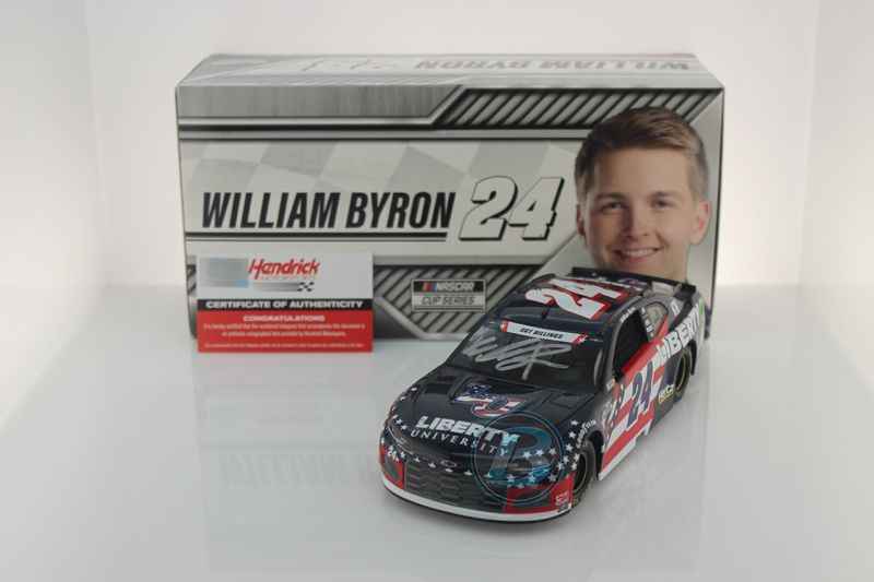 William Byron Autographed 2020 Liberty University Patriotic 1:24 Nascar ...