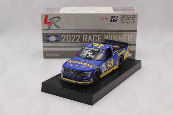 Zane Smith Autographed 2022 Speedco COTA Race Win 1:24 Nascar Diecast